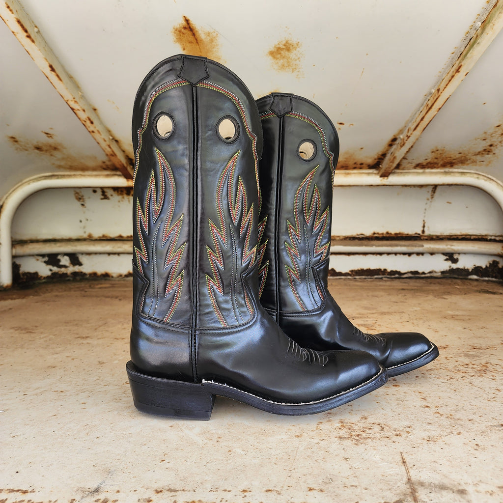 Jose Sanchez Boot Black W/Black – Picosa Creek Outfitters
