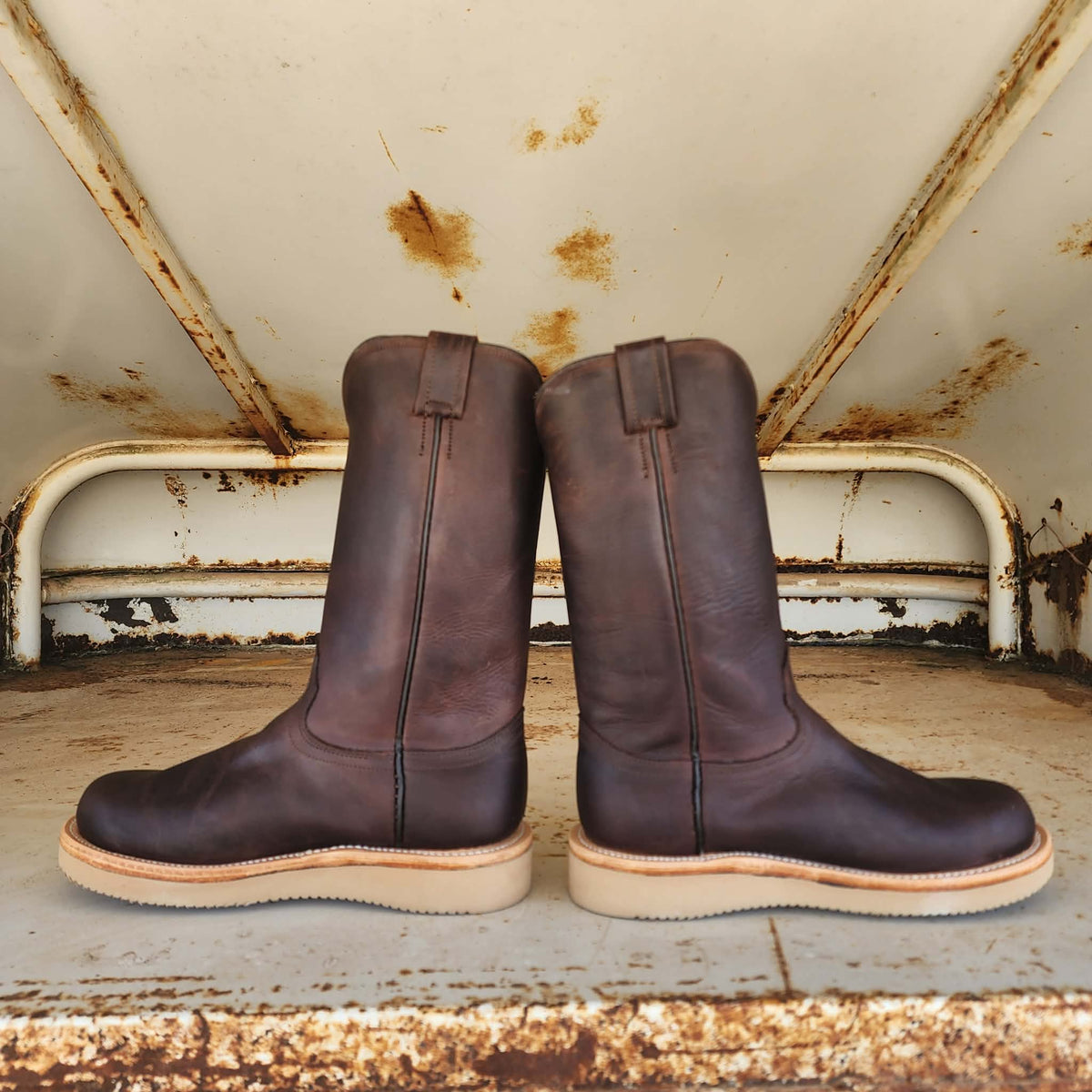 Fenoglio Boot Choc Fuji Wedge Work Style Boot - FB15181117 – Picosa ...