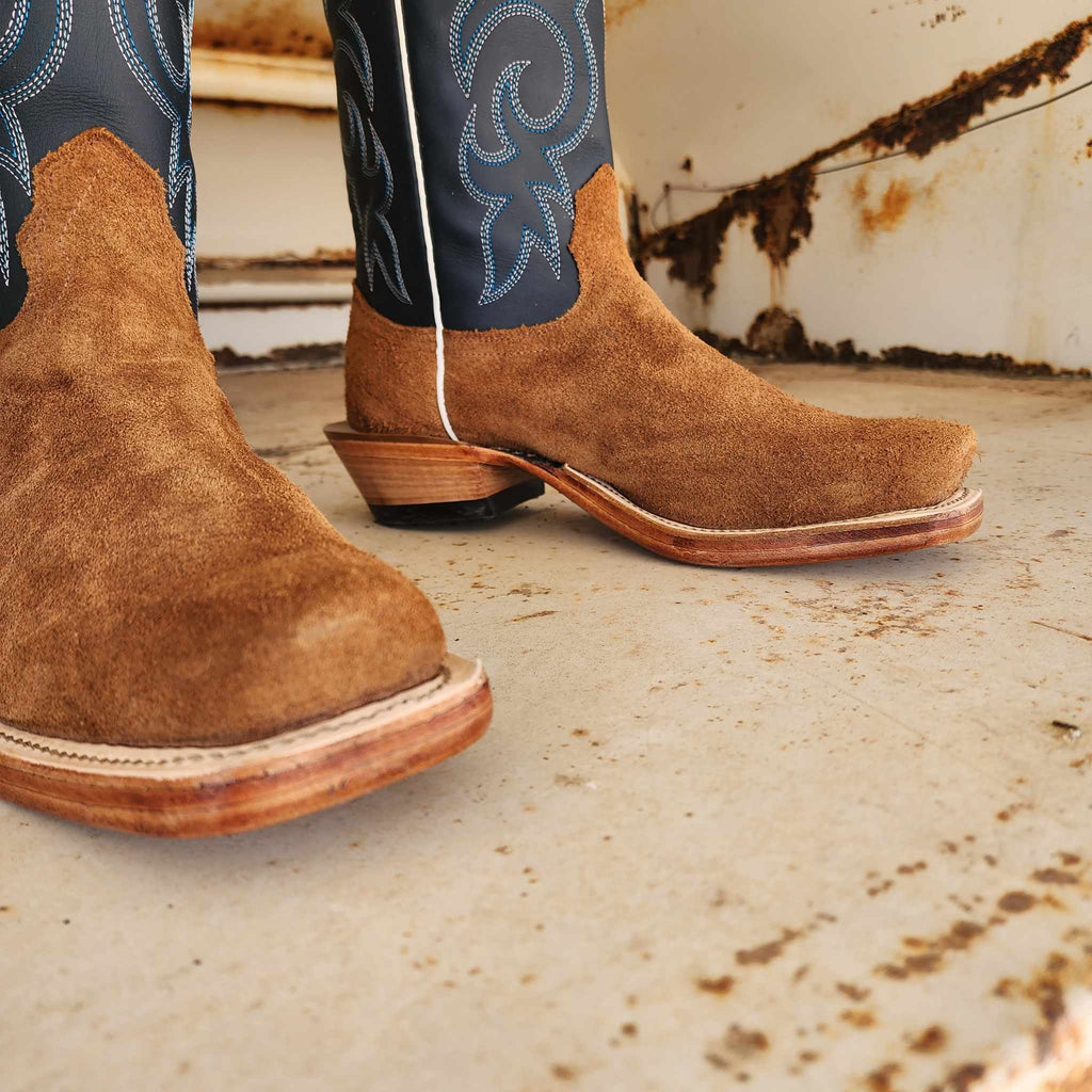 Fenoglio Picosa Creek Exclusive Tan Fuji Roughout w/Navy - The Snyder ...